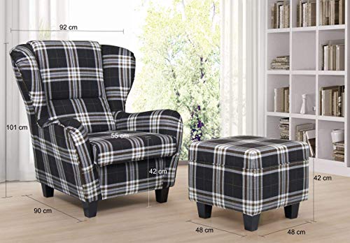 Sessel mit Hocker Design | Die Besten 🥇 Designs 2024 NEU